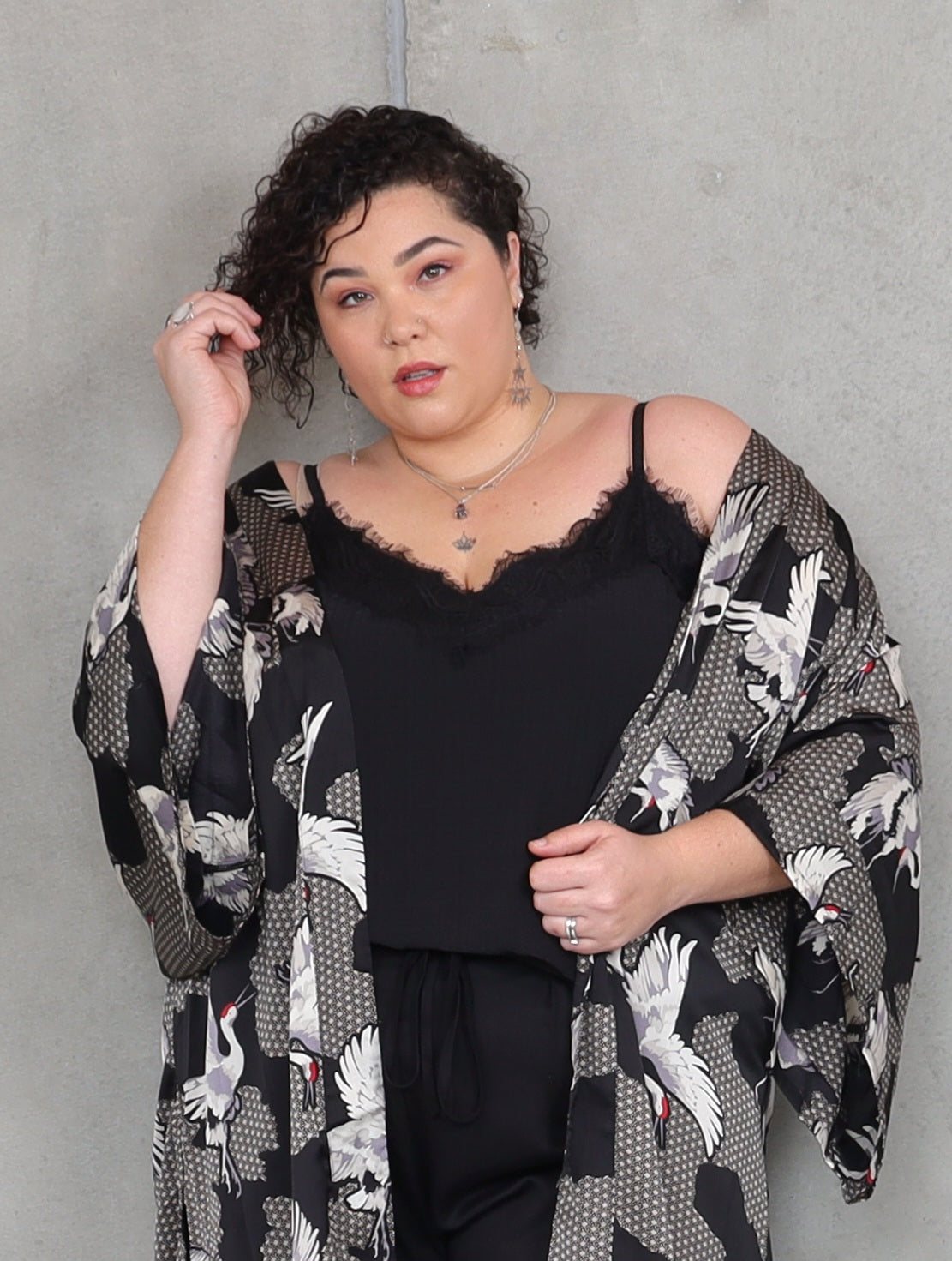 Maxine Cami - Black | NZ Plus Size Women's Clothing – Isla-Maree