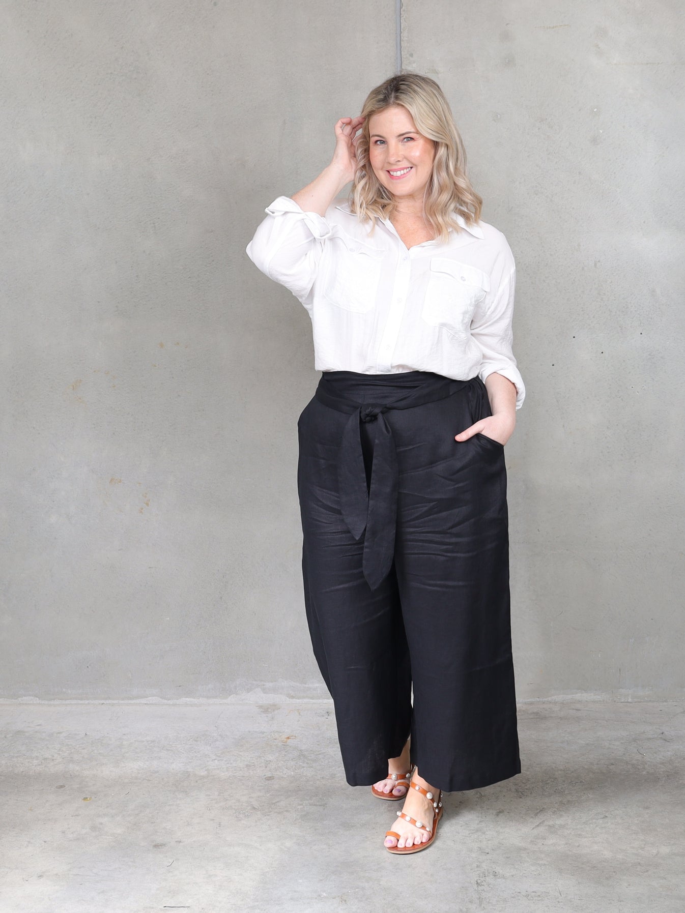 Relax Shirt - White | NZ Womens Plus Size Fashion – Isla-Maree