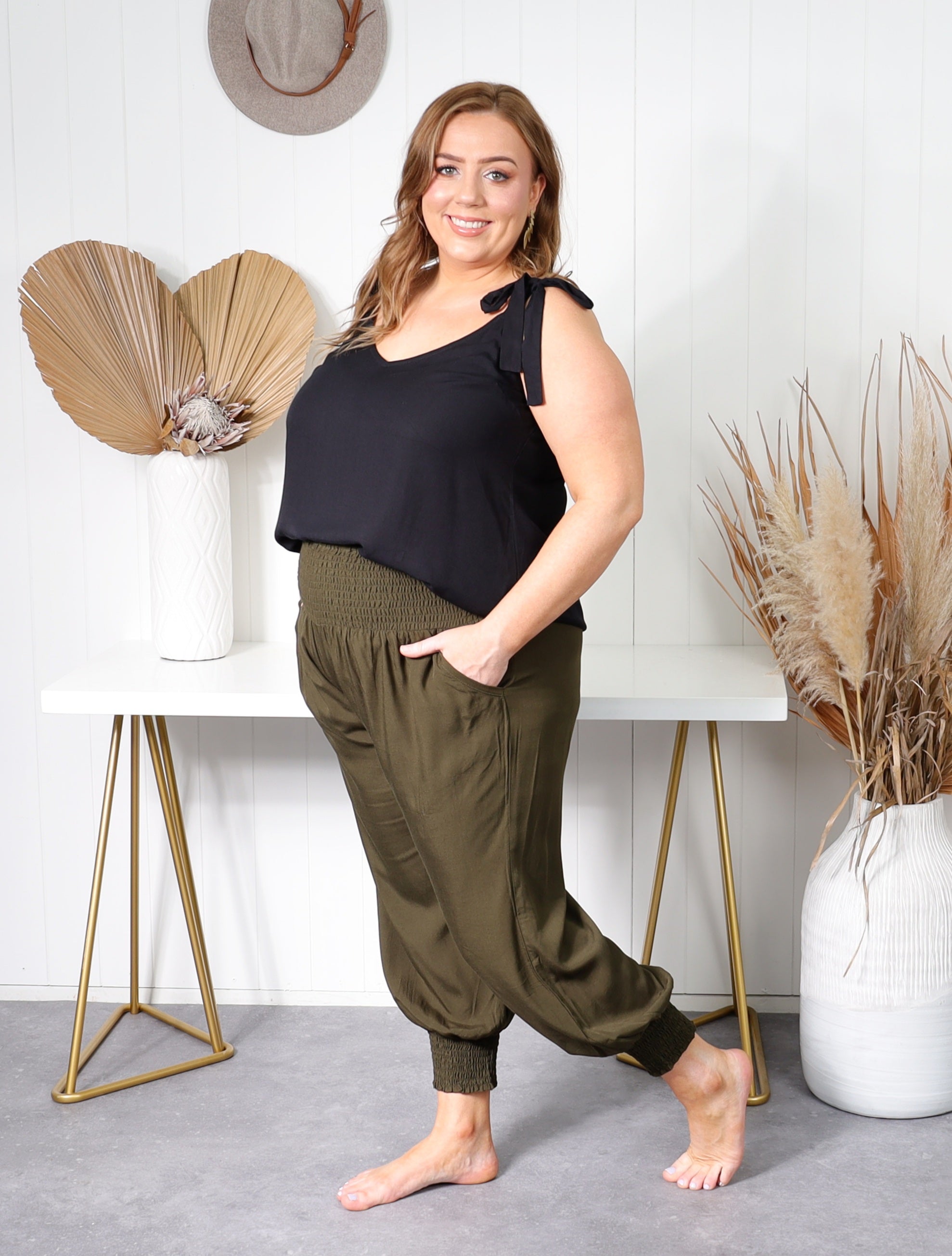 Isla Maree Marrakesh Harem Pant - Black | NZ Womens Plus Size Fashion ...